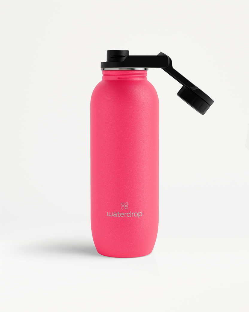 Trinkflaschen (Glas & Edelstahl) & Thermo Flaschen | waterdrop®